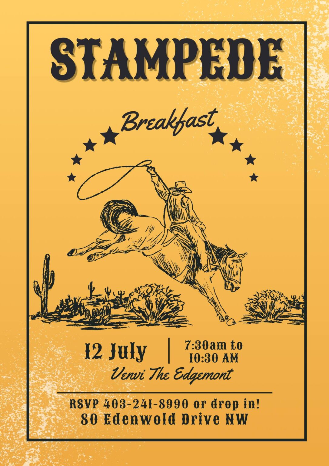 Venvi The Edgemont Stampede Breakfast - Stampede Breakfast 2025